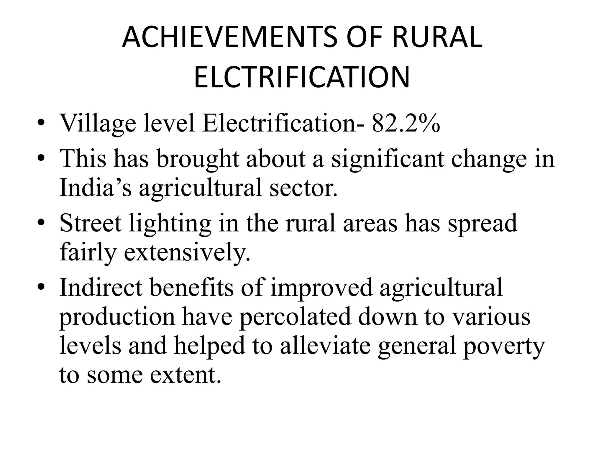 Rural electrification | PPTX