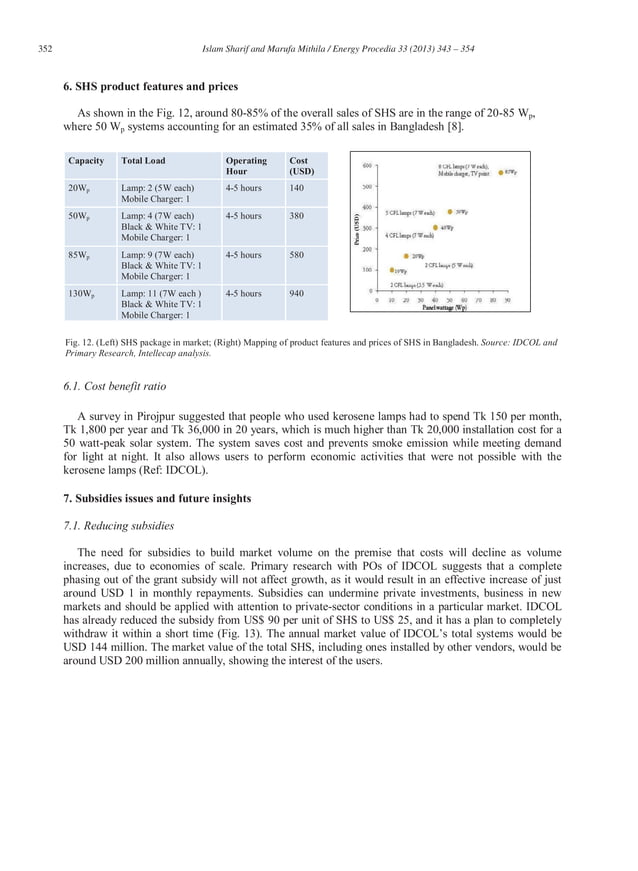 Rural electrification using photovoltaic: the success story of Bangladesh | PDF