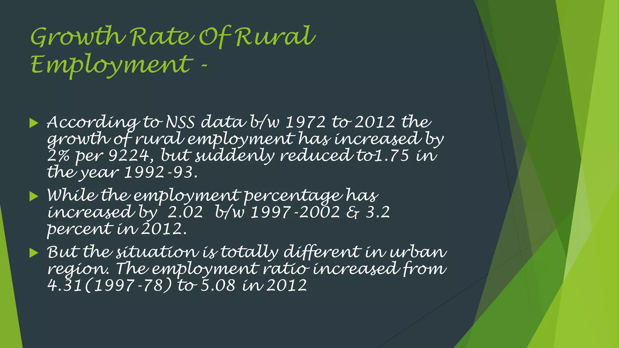 Rural employement generation | PPTX