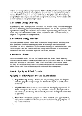 Rural Energy for America Program: Boosting Sustainability and ...
