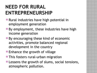 Rural entrepreneurship and its influence.pptx