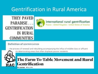 Rural gentrificationfinal | PPTX