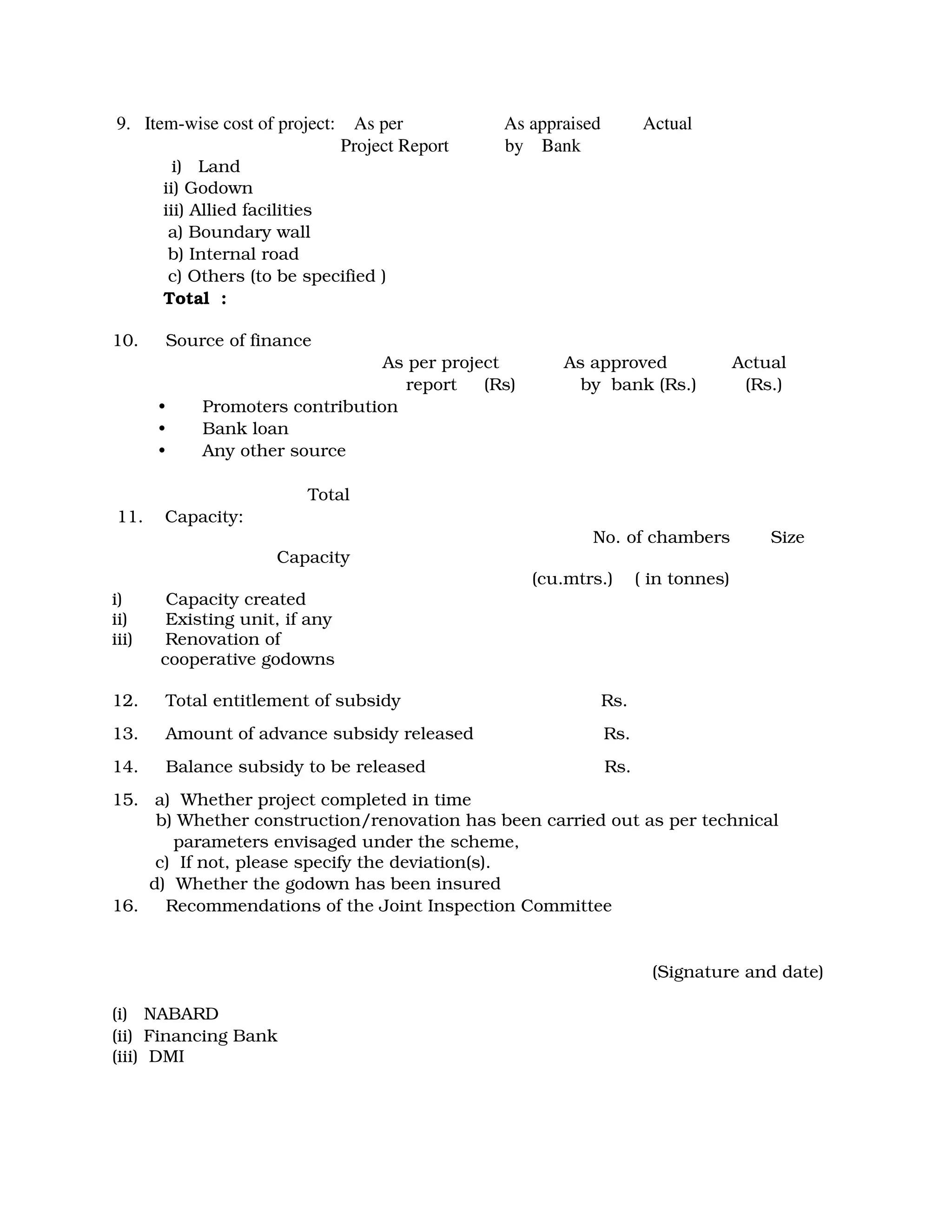 Rural godown scheme by nabard | PDF