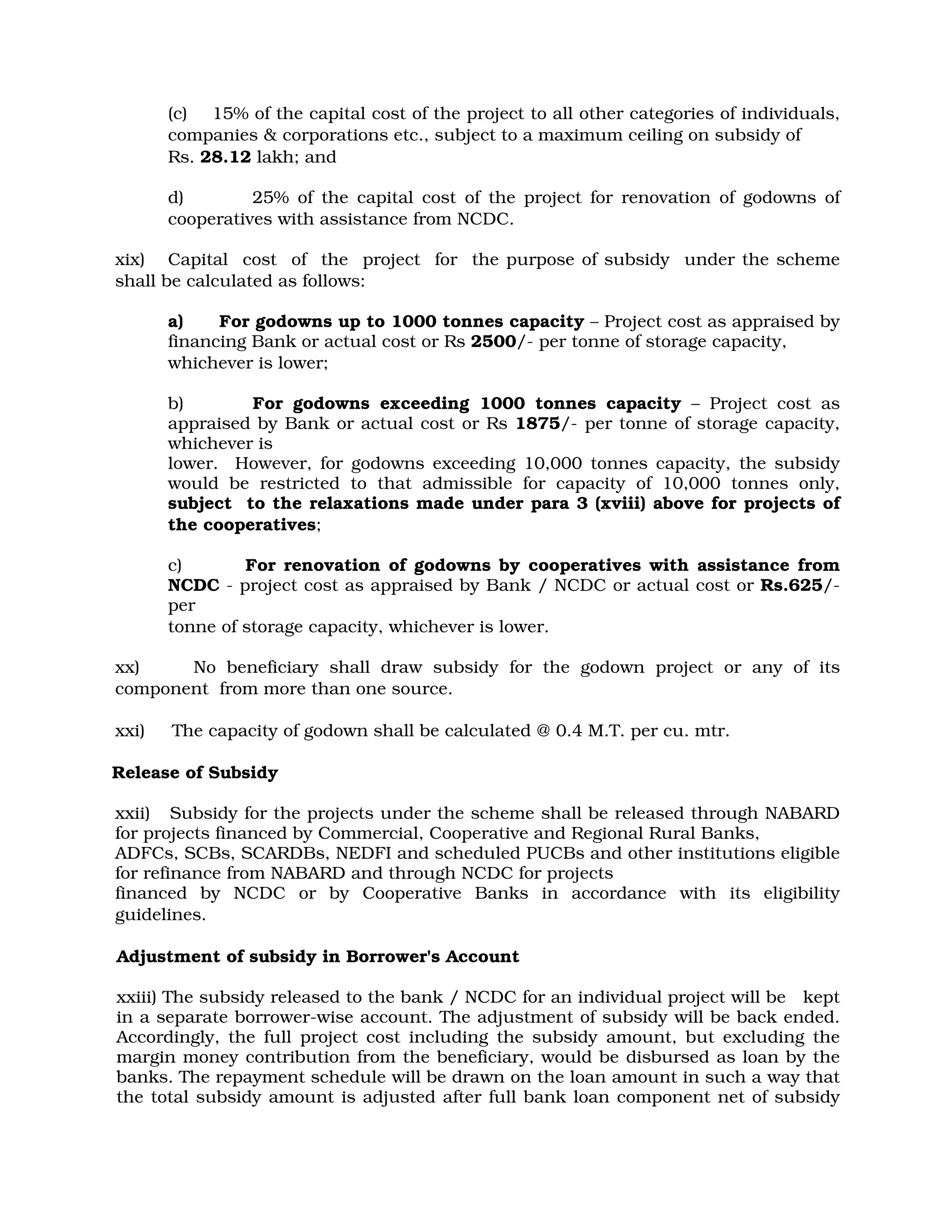 Rural godown scheme by nabard | PDF