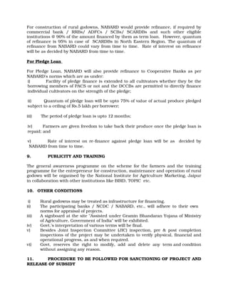 Rural godown scheme by nabard | PDF