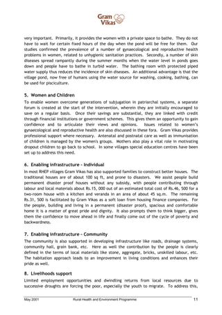 Rural Health And Environment Programme | PDF | Agriculture | Industries