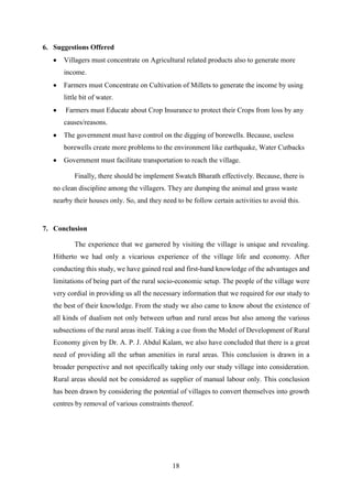 Rural immersion programme by prahlad.k & team | PDF