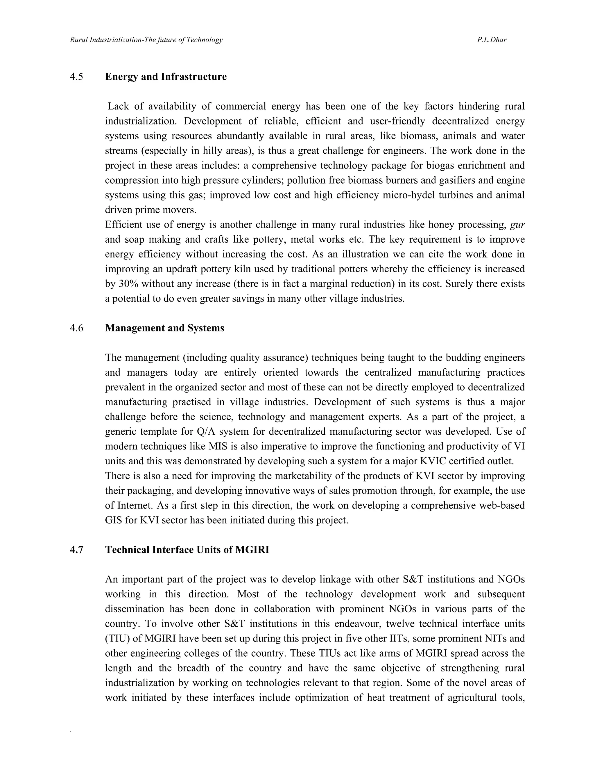 Rural industrialization | PDF