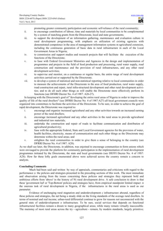 Rural infrastructural development in nigeria | PDF