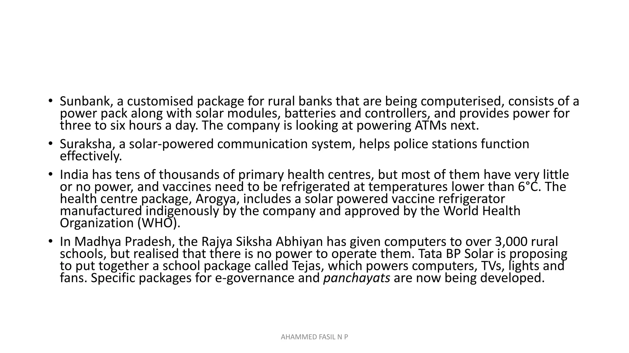 Rural marketing initiatives by TATA by Ahammed Fasil N P DCSMAT | PPTX