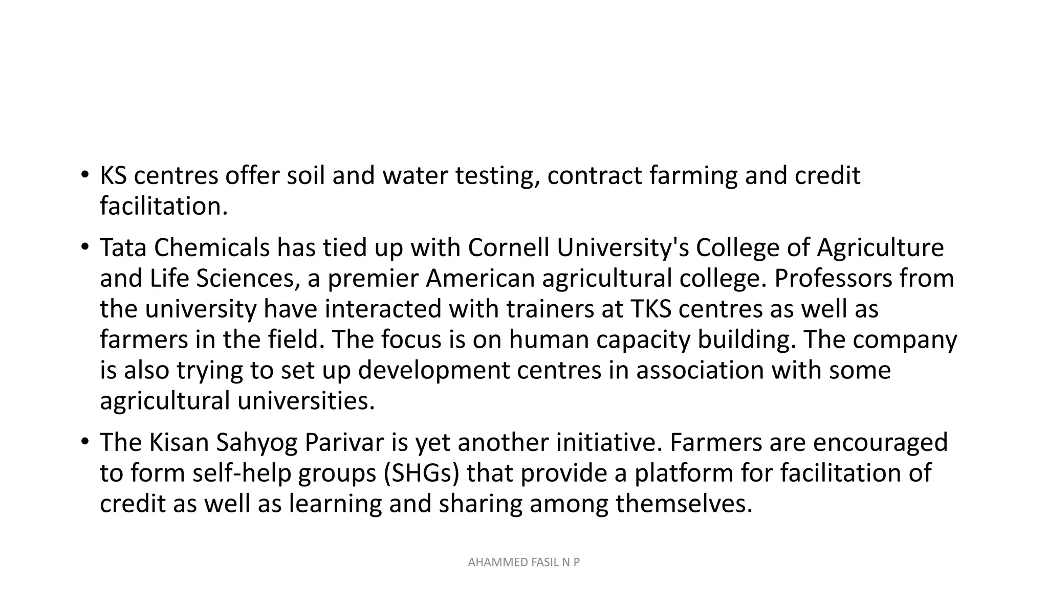 Rural marketing initiatives by TATA by Ahammed Fasil N P DCSMAT | PPTX