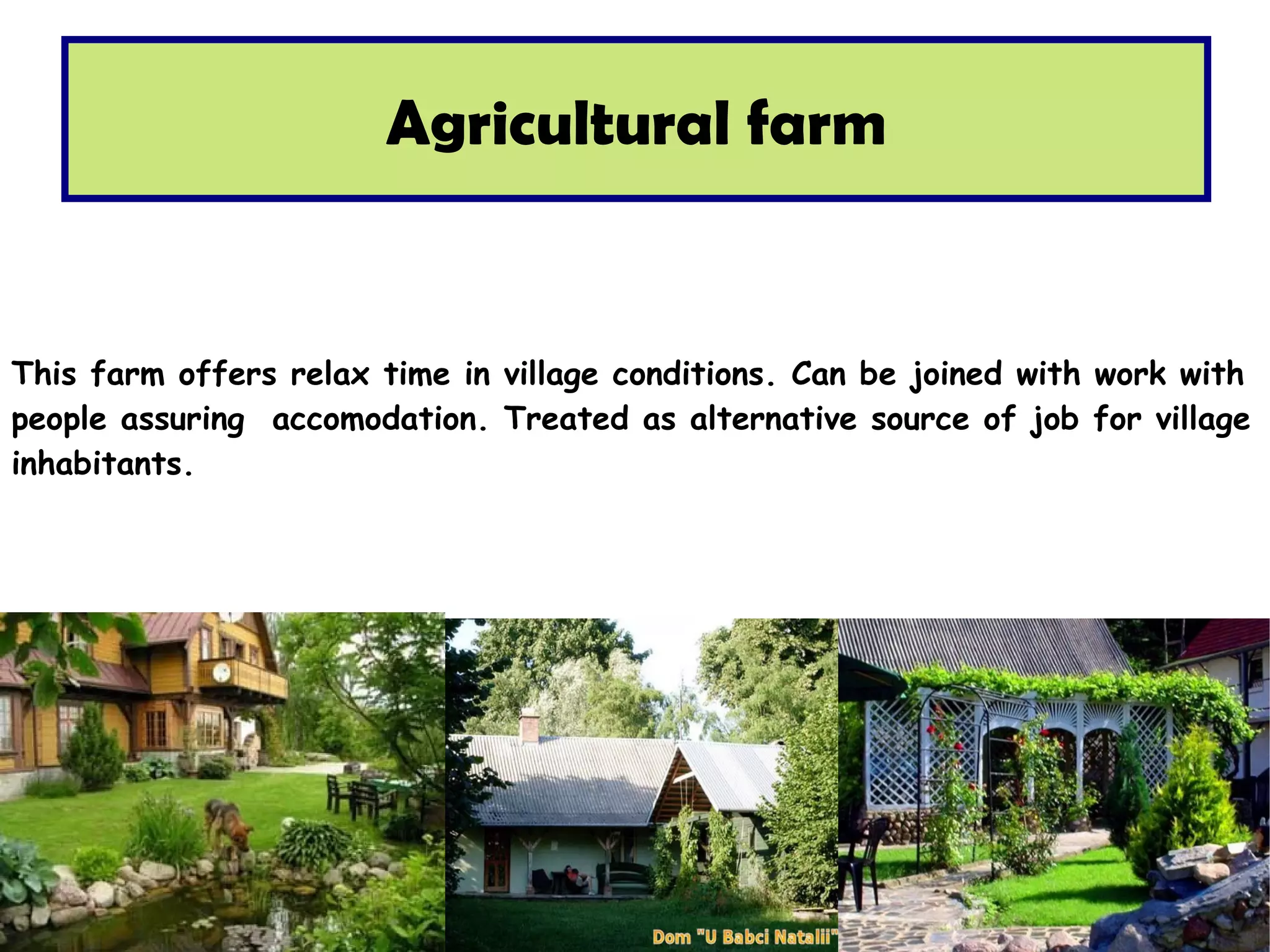Rural landscape | PPT | Agriculture | Industries