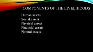 Rural livelihood approach | PPTX