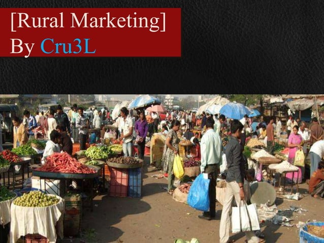 [Rural marketing] | PPT