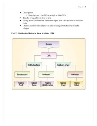 distribution system in rural markets | PDF