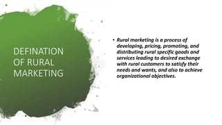 Introduction to Rural Marketing | PPTX