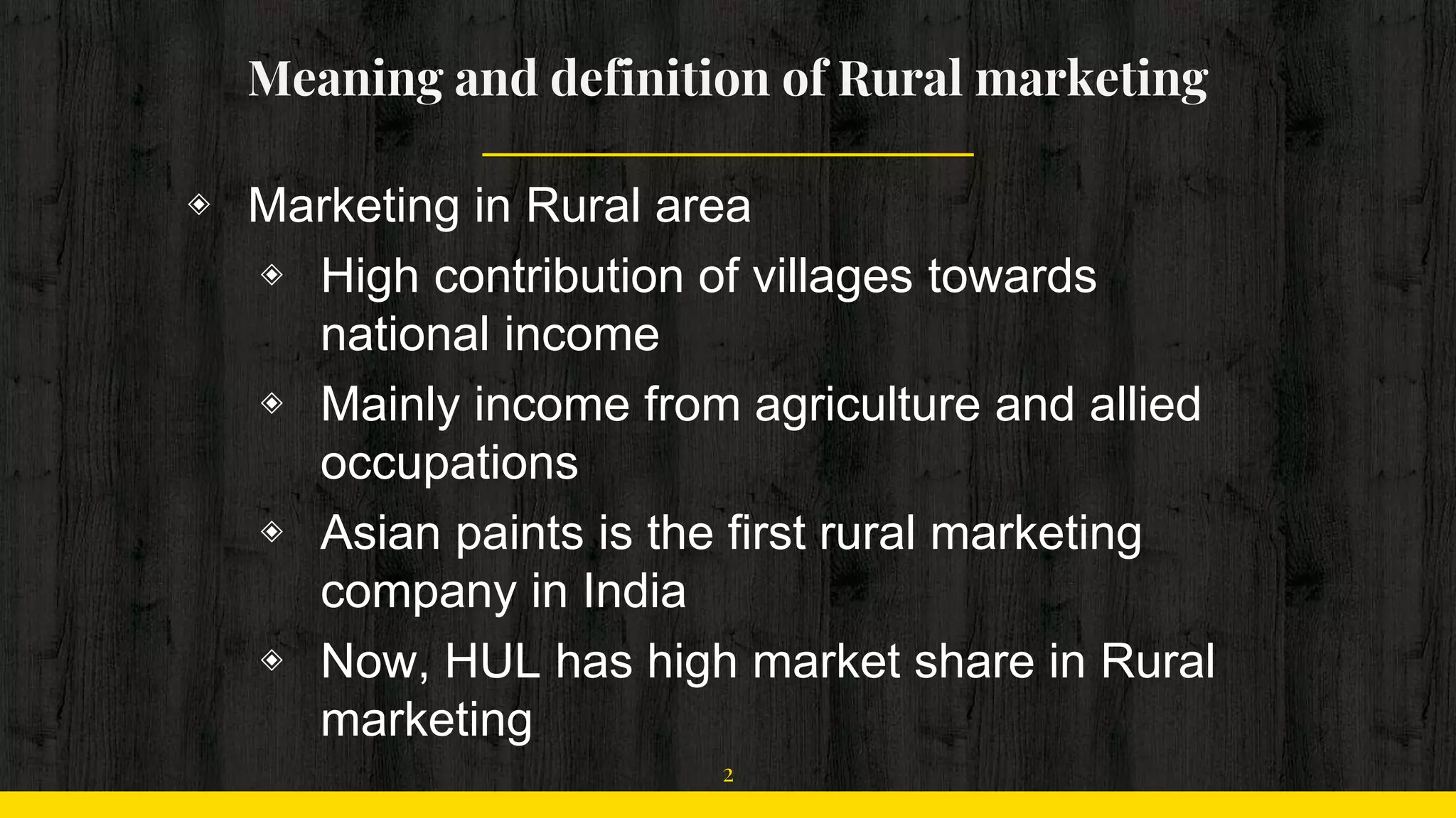 Rural marketing features & potentials | PPT