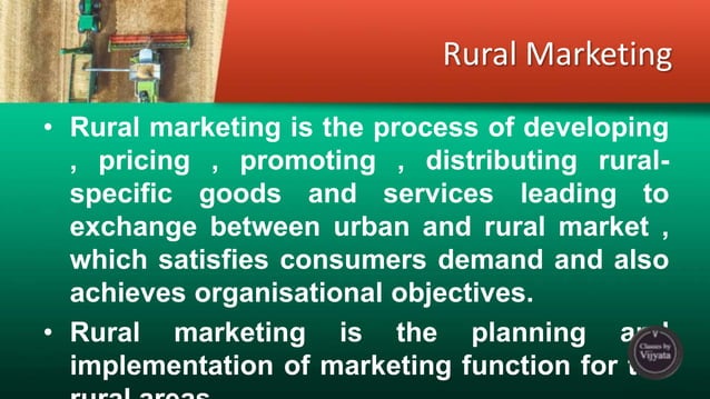 Introduction to Rural marketing | PPTX | Marketing and Advertising ...