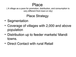 Rural Marketing Mix | PPT