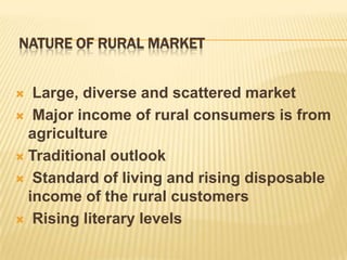 Rural marketing module 2 | PPTX | Agriculture | Industries