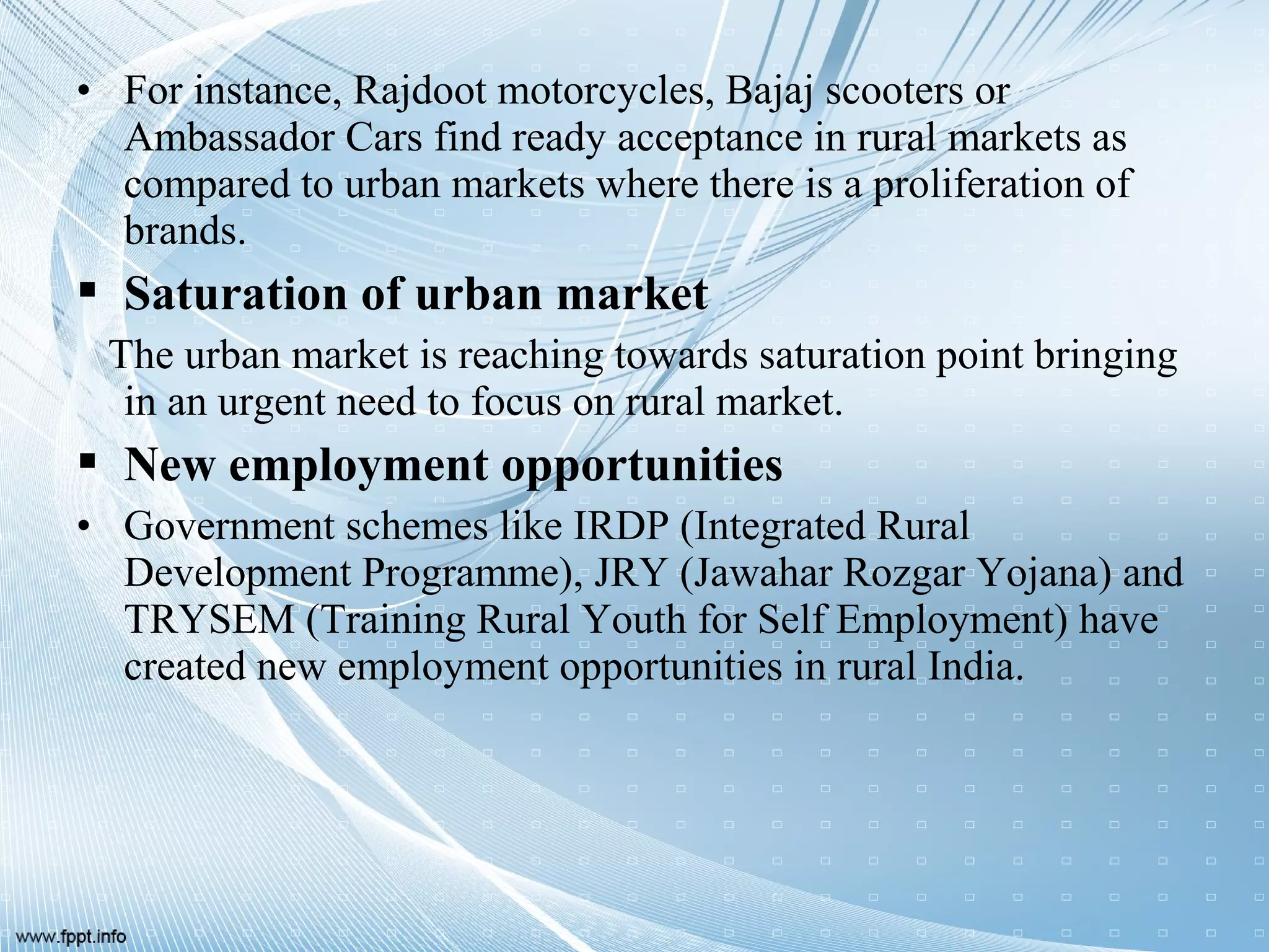 Rural marketing ppt | PPT