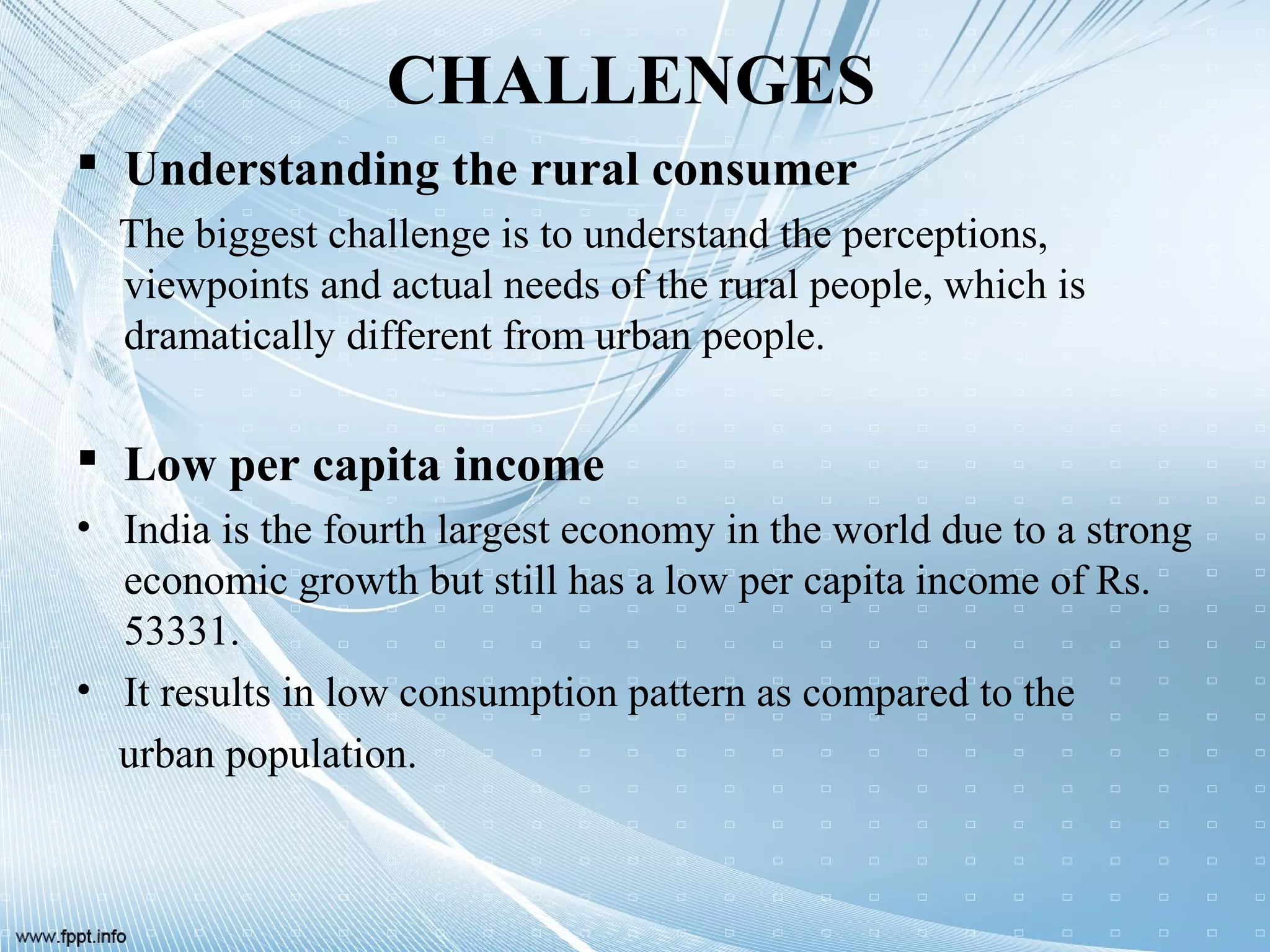 Rural marketing ppt | PPT