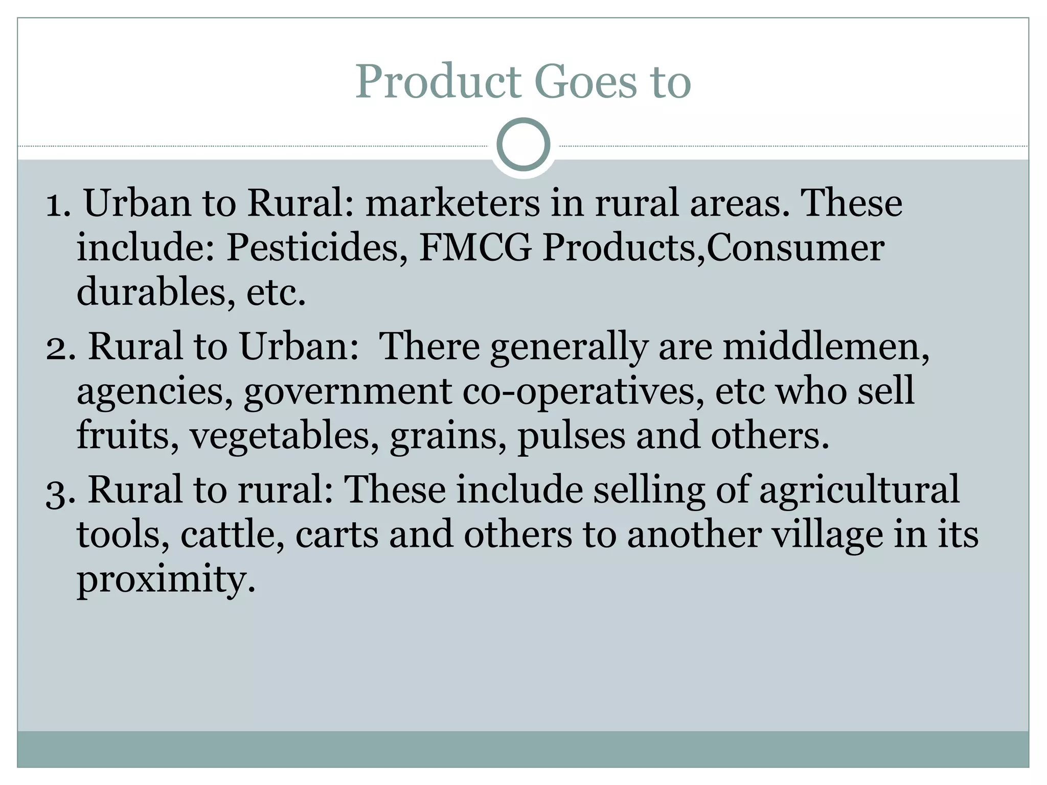 Rural Products | PPT