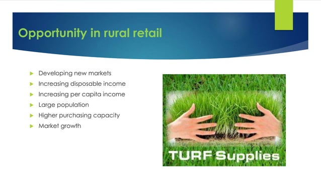 Rural retailing | PPTX | Retail Industry | Industries