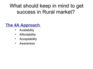 Rural Retailing In India By Alok Sharma | PDF