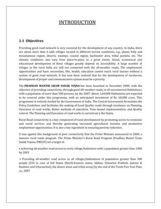 Rural road development_of_india_based_on PMGSY. | PDF