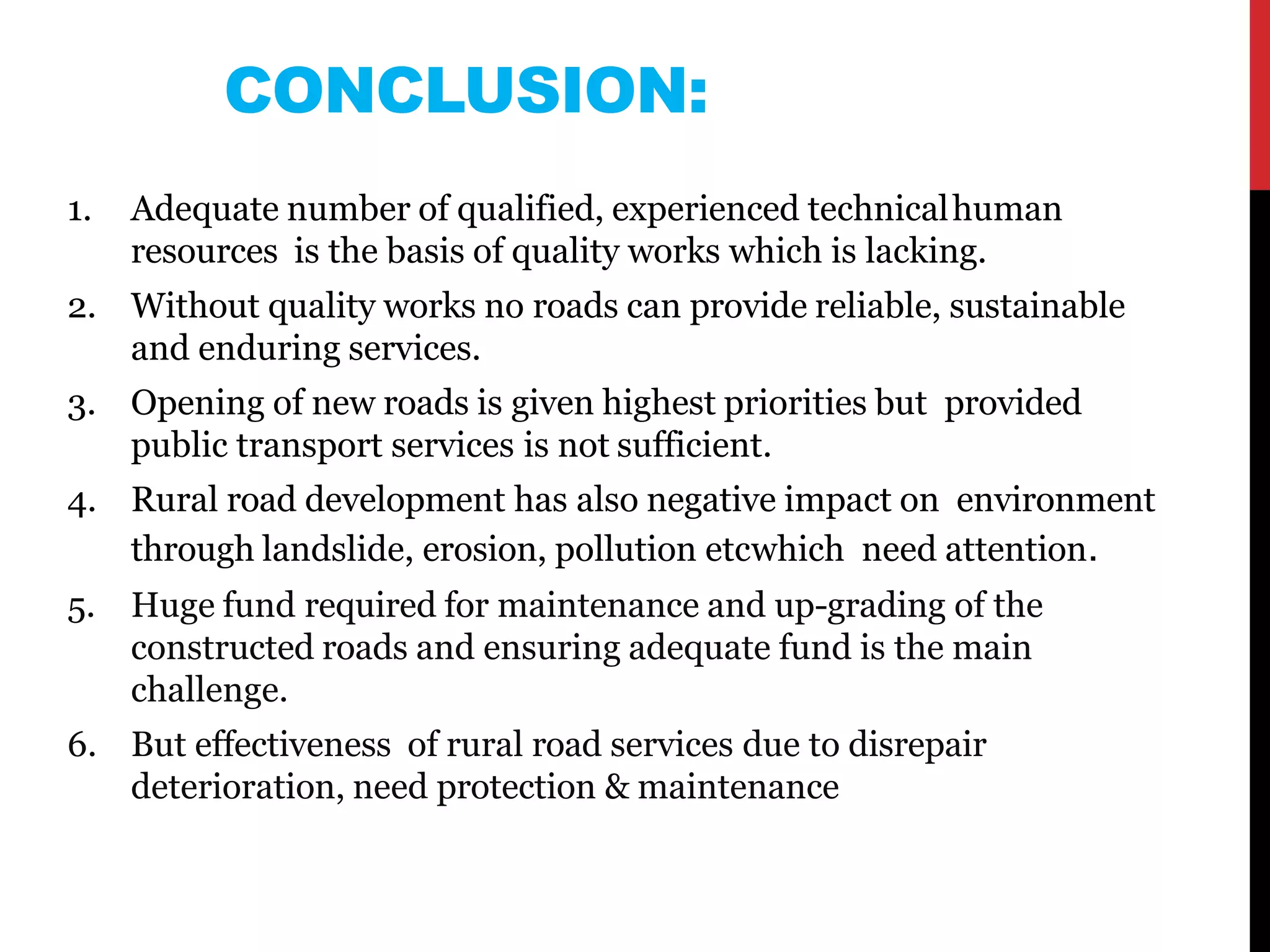 Rural roads development in nepal | PPTX