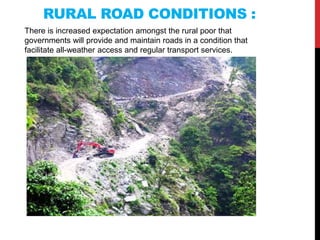 Rural roads development in nepal | PPTX