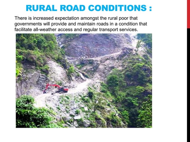 Rural roads development in nepal | PPTX
