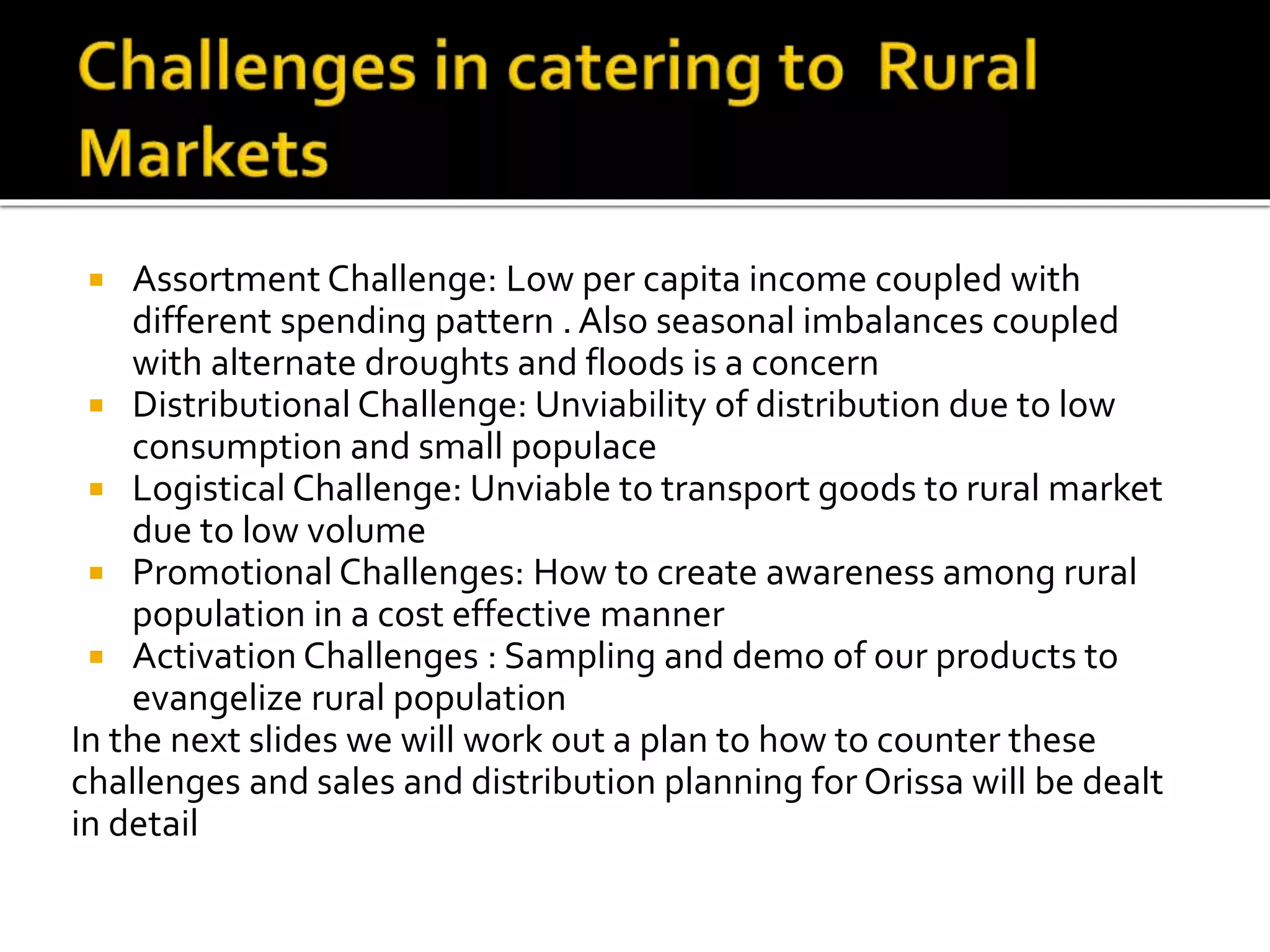 Rural sales fmcg template | PPTX | Agriculture | Industries