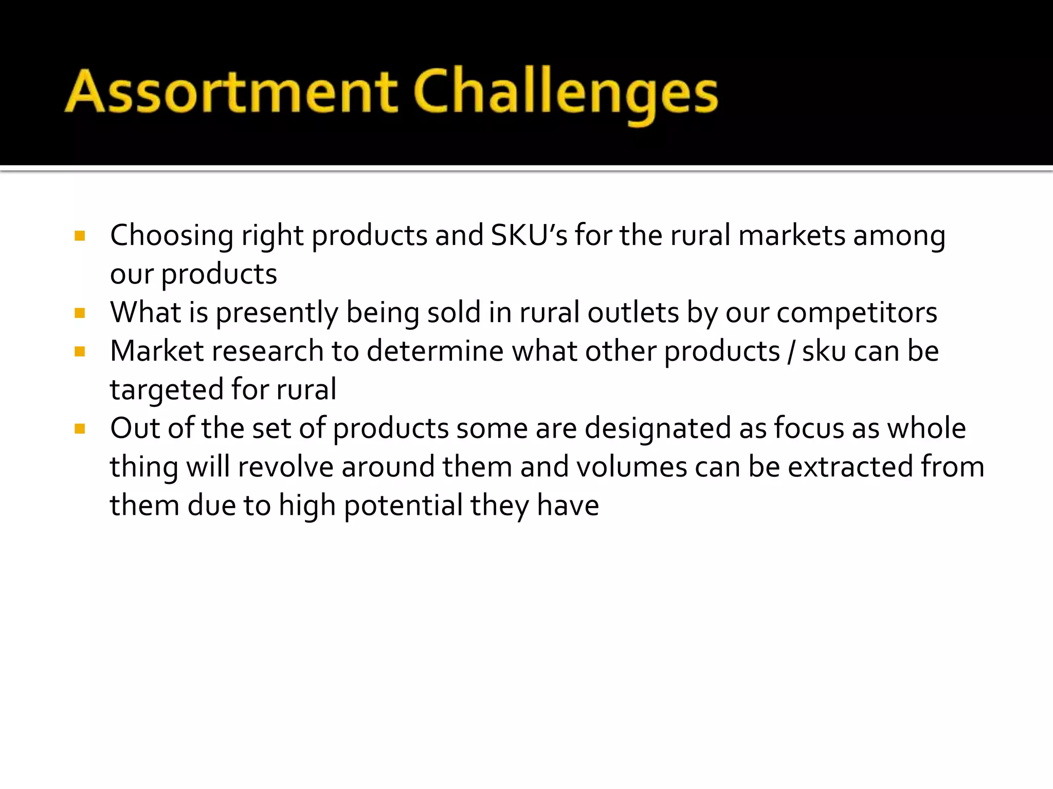 Rural sales fmcg template | PPTX | Agriculture | Industries