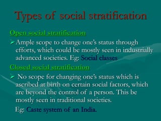 Rural social stratification | PPT