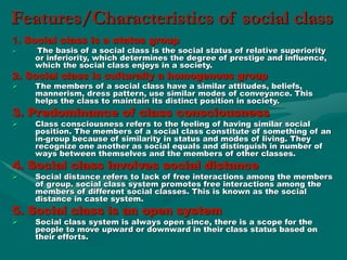 Rural social stratification | PPT
