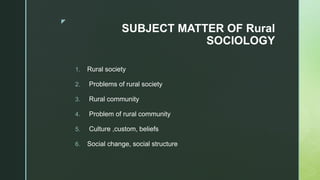 Rural sociology (1).pptx.................. | PPTX