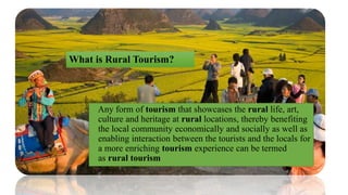 RURAL TOURISM SITES IN INDIA AND ETP PROJECT | PPTX