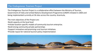 RURAL TOURISM SITES IN INDIA AND ETP PROJECT | PPTX