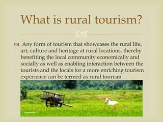 Rural tourism | PPTX