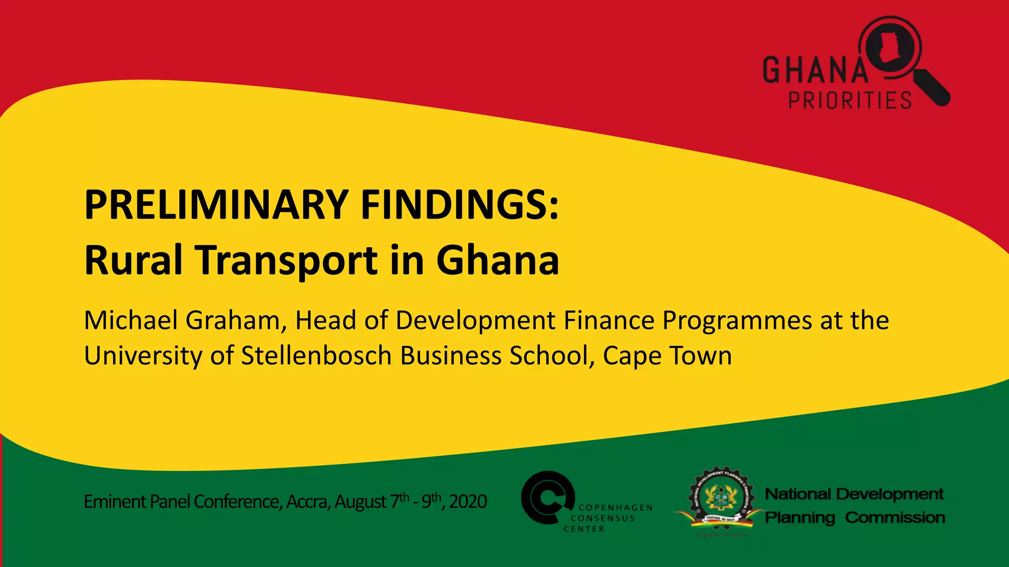 Ghana Priorities: Rural Transportation | PPT