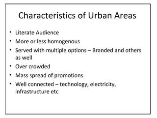 Rural vs urban communication | PPT