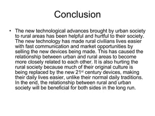 Rural Vs Urban India | PPT