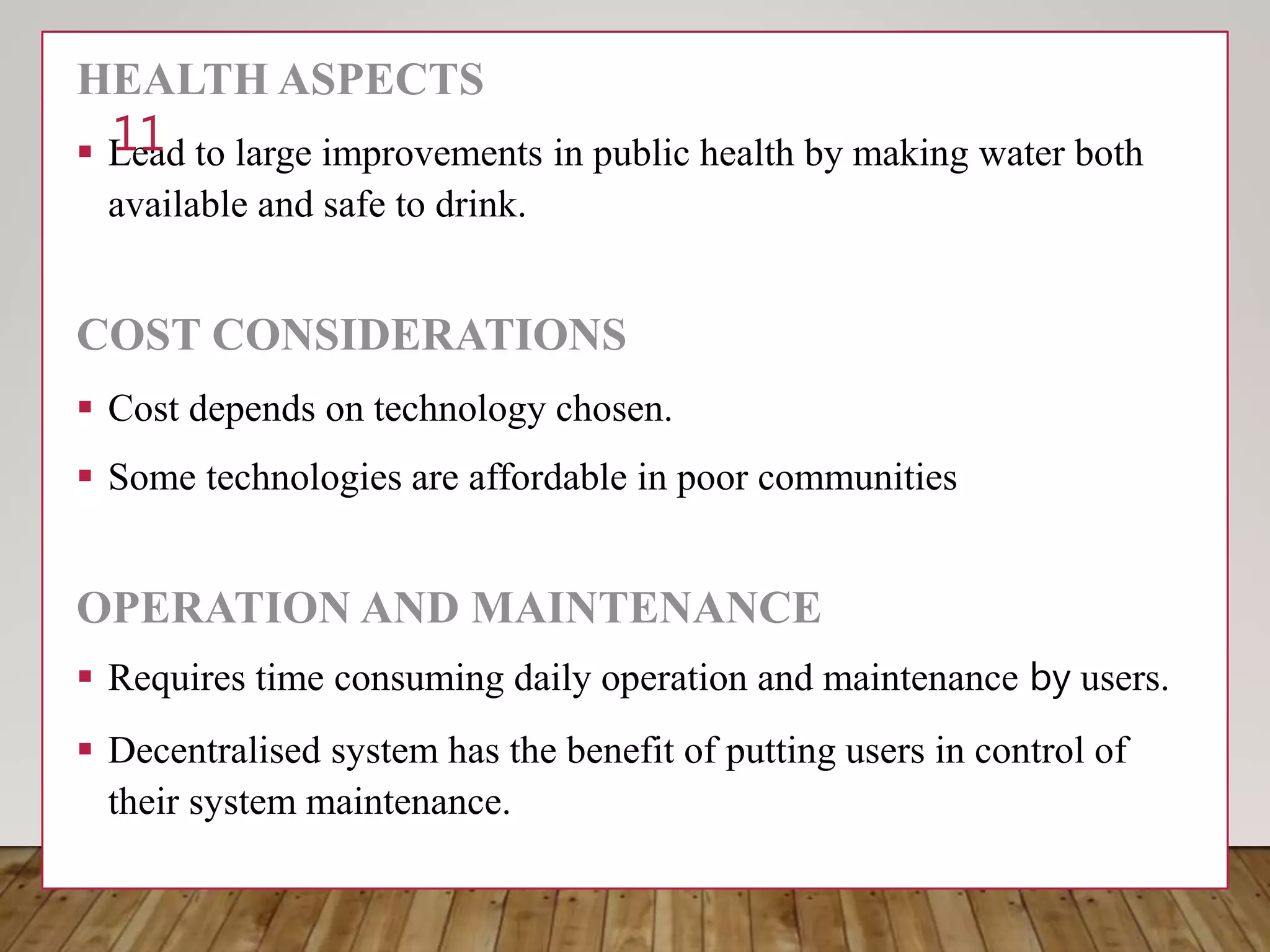 Rural water supply | PPTX