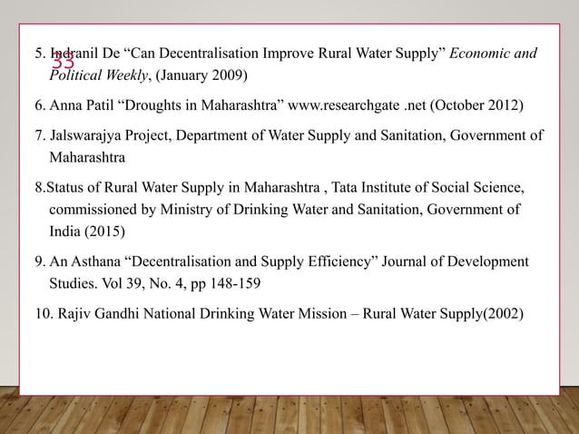 Rural water supply | PPTX | Agriculture | Industries