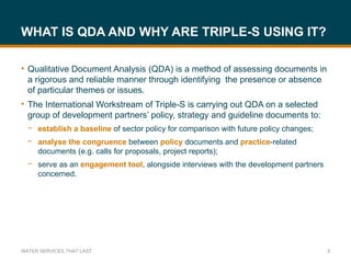 Rural water supply policies: Evidence through qualitative document ...