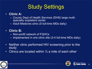 Toward Universal HIV Testing:Is the CDC Recommendation of “Opt-out ...