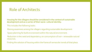 Rurban- Redefining Rural Architecture | PPTX