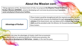 Rurban mission presentation by parag jaswal | PPT